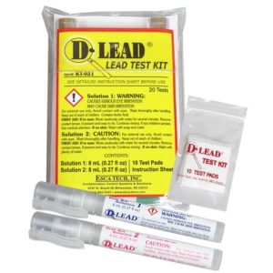 D-Lead® Test Kits for Metallurgical Lead Dust – ESCA Tech, Inc.